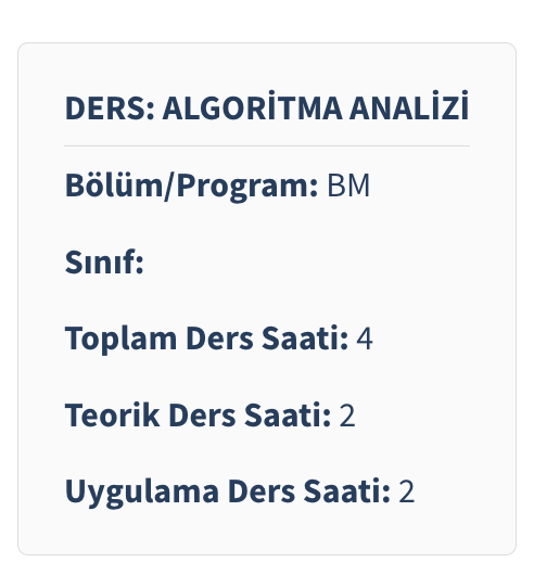 E-Yoklama Web Portaldan Ders Saatlerimi Nasıl Görebilirim?